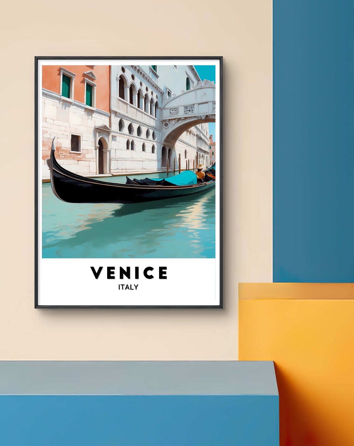 Bridge of Sighs Poster Elegant and Timeless Art Print of Venice's ...