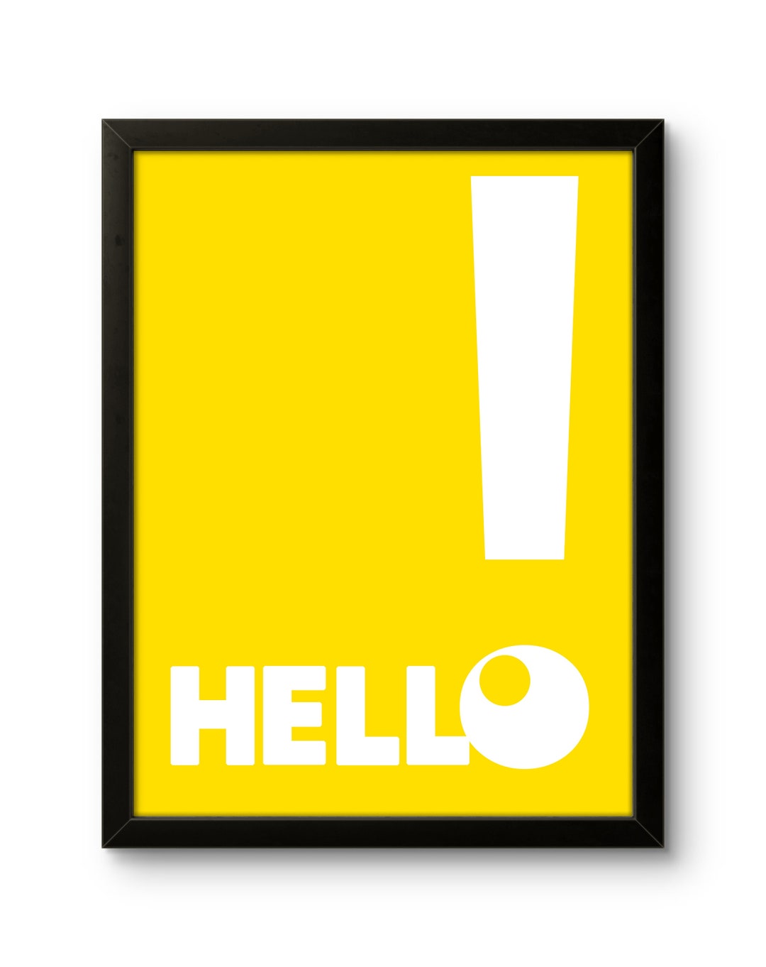 Hello Poster, Yellow Poster yellow 'hello' Greeting Poster Warm Welcome ...