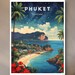 Phuket Poster Stunning Tropical Nightscape Art Print With Vibrant ...