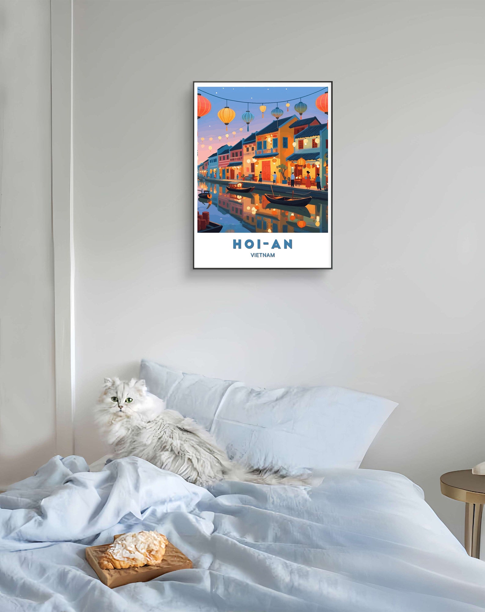 Hoi an Poster Stunning Art Print Showcasing the Vibrant Lantern Streets ...