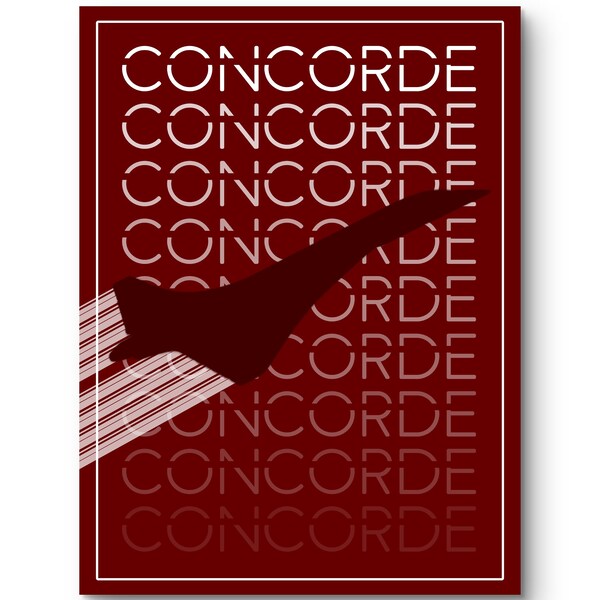Concorde Poster - Etsy