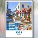 Kos Poster Enchanting Streets of Kos Greece Art Print Ideal for Home or ...