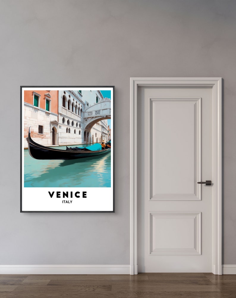 Bridge of Sighs Poster Elegant and Timeless Art Print of Venice's ...