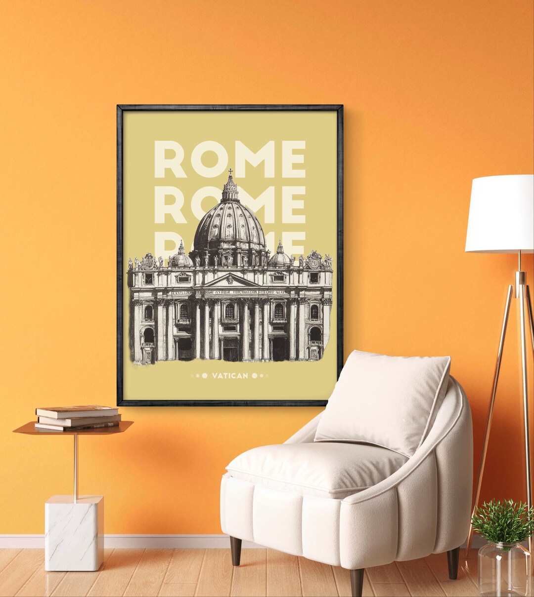 Rome Vatican Poster, St. Peter’s Basilica Printable, Rome Wall Art ...