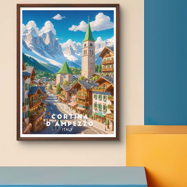 Rimini Poster Beautiful Art Print of the Vibrant Rimini Beachfront ...