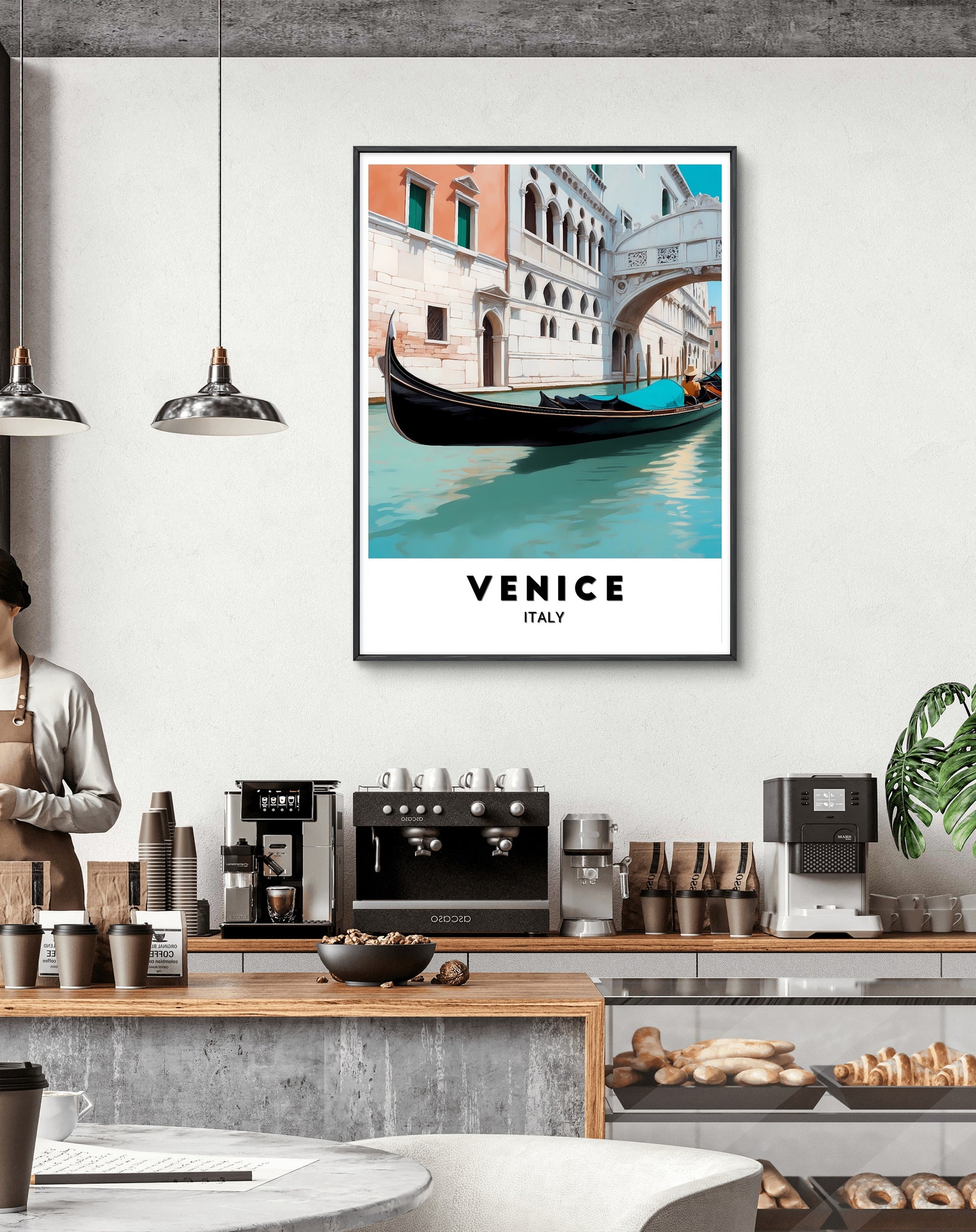 Bridge of Sighs Poster Elegant and Timeless Art Print of Venice's ...