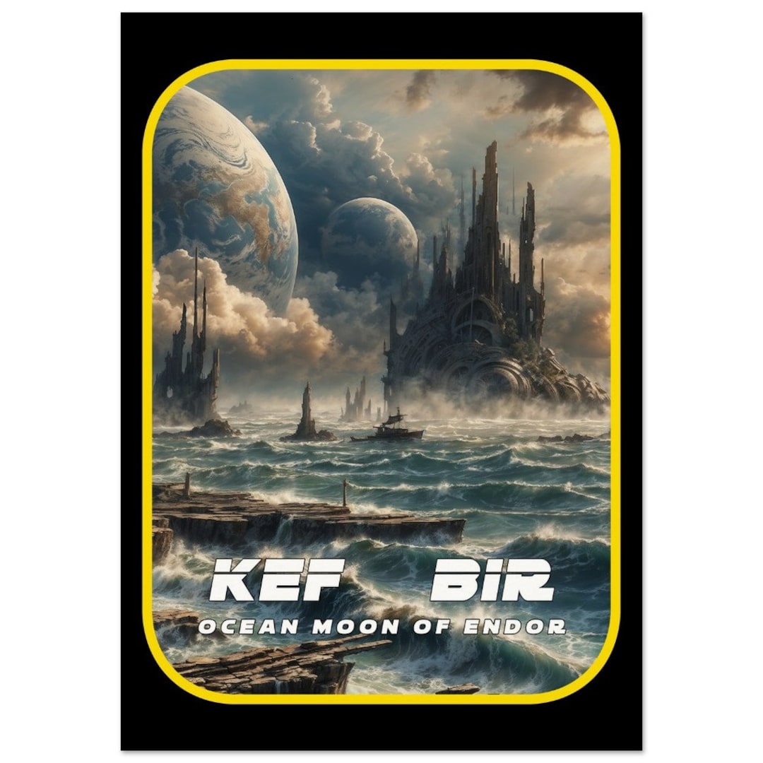 Kef Bir Planet Star Wars Art Print Unique Poster Print for Kef Bir ...