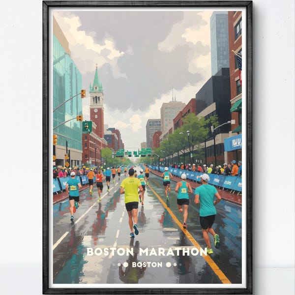 Boston Marathon - Etsy