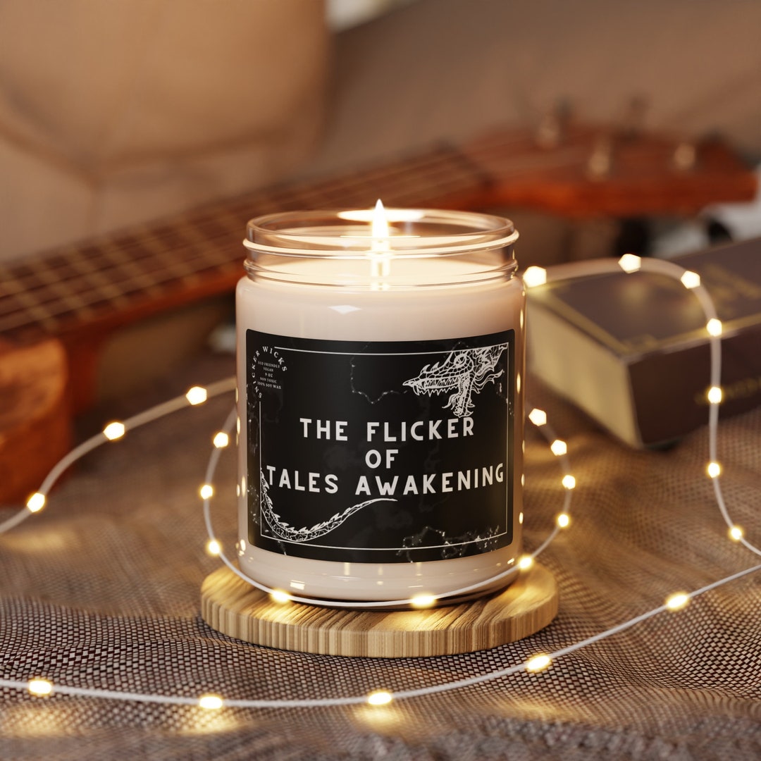 The Flicker of Tales Awakening Funny Candle, Unique Gift, Bookworm Gift ...