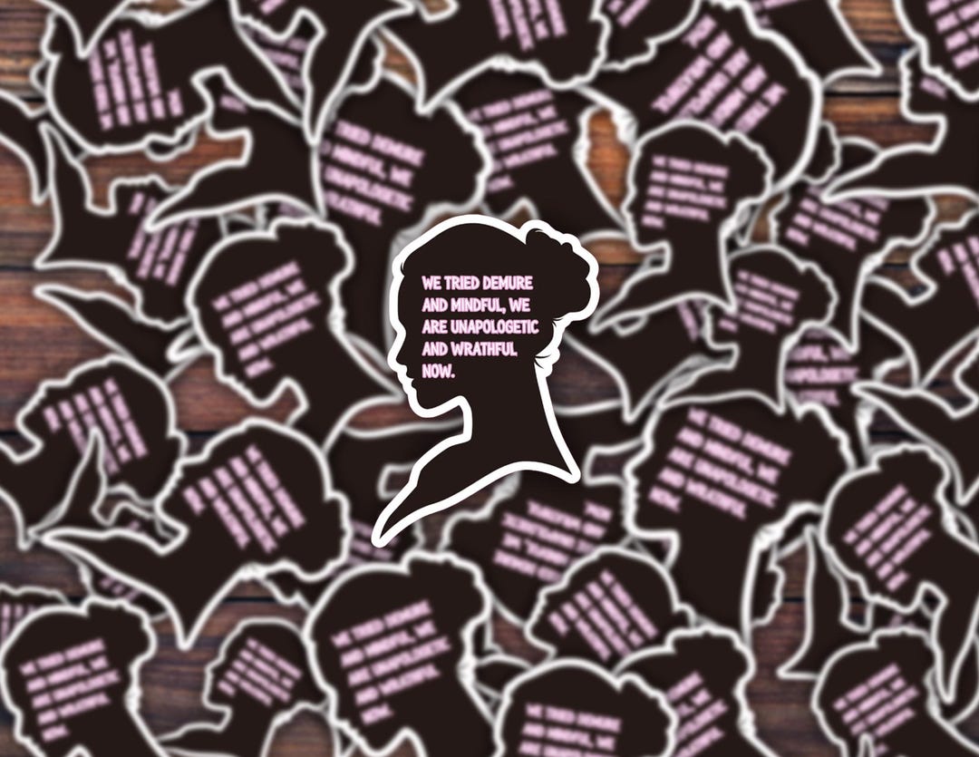 No Longer Demure Vinyl Sticker Feminist Liberal Democrat Tiktok ...