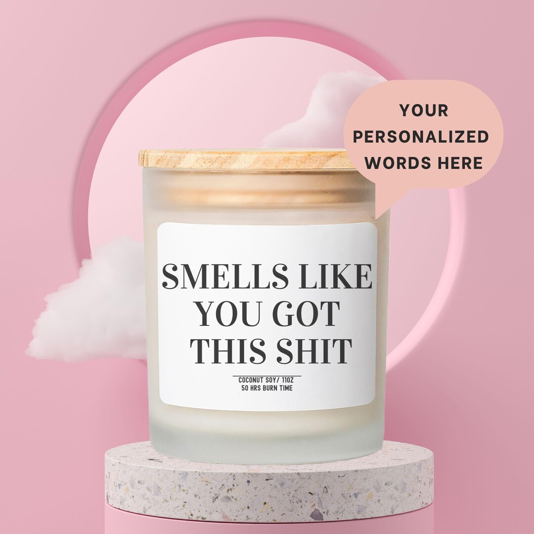 Custom Text Candle, Smells Like Candle, Personalized Candles ...