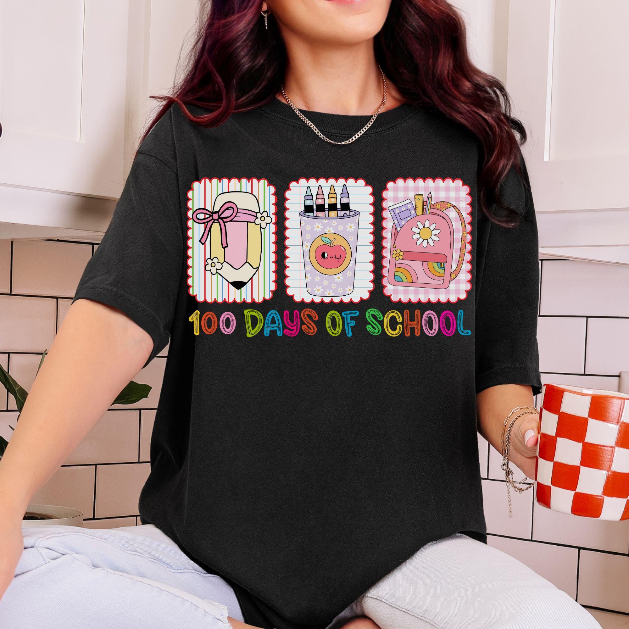 100 Days of School Day PNG | Whimsical 100th Day of School Teacher ...
