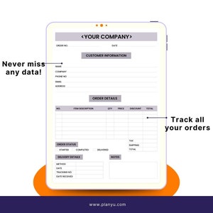 Order Form Bundle | Order Form Template | Purchase Form Template ...