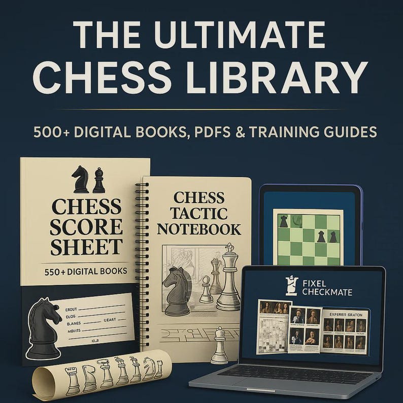 The Ultimate Chess Library 500plus+ Digital Books & Training Guides ...