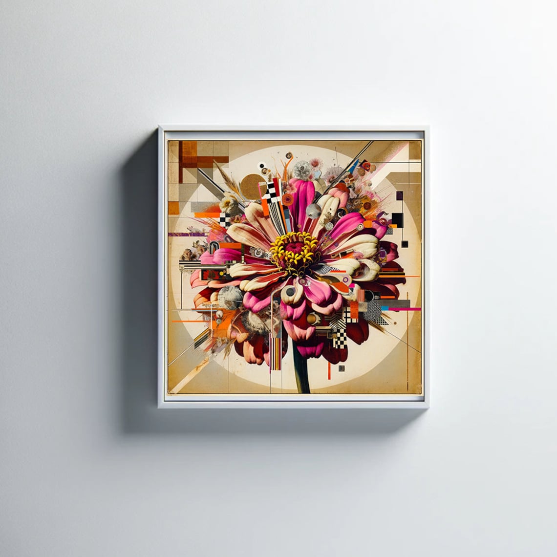 Dada-inspired Zinnia Flower Masterpiece: an Avant-garde Interpretation ...