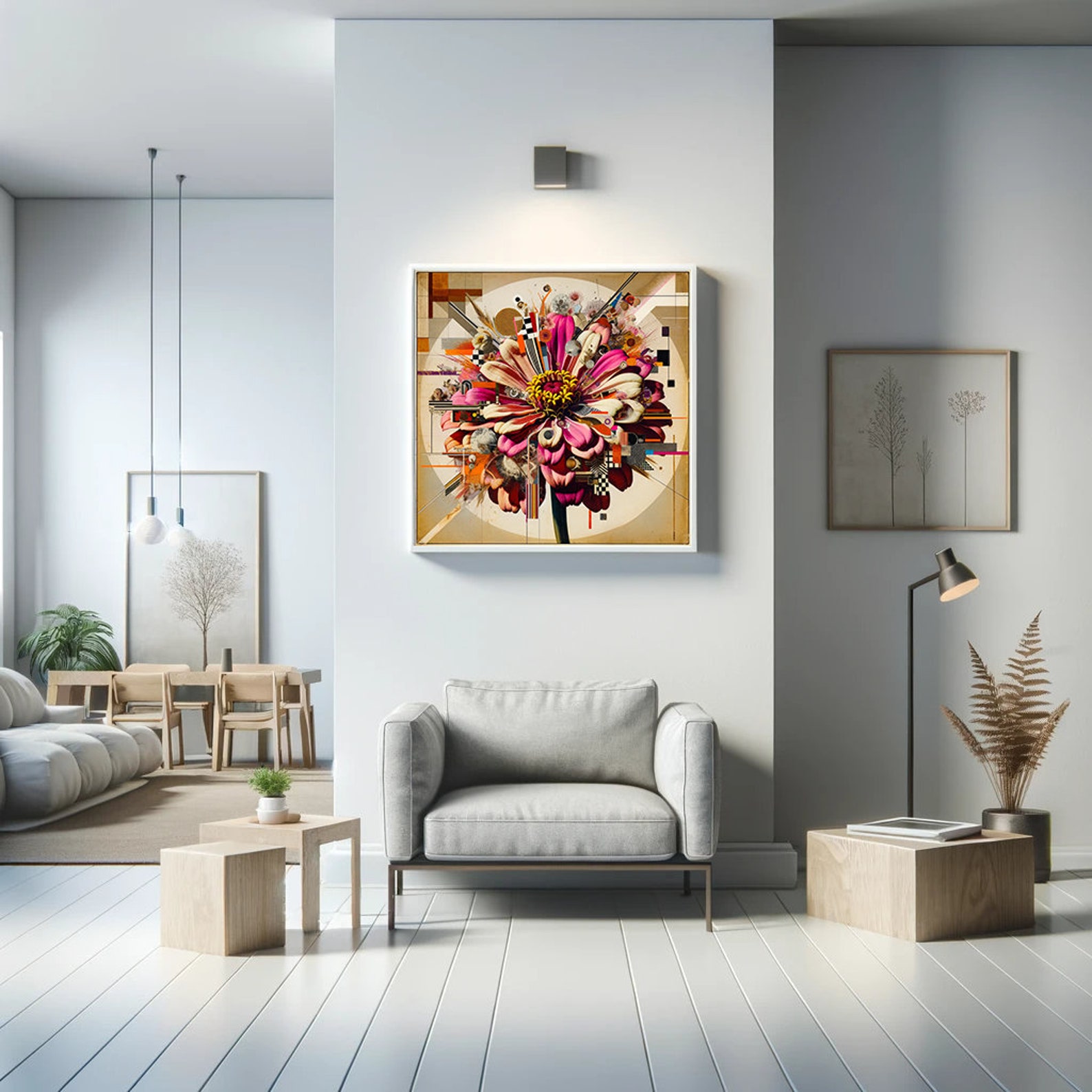 Dada-inspired Zinnia Flower Masterpiece: an Avant-garde Interpretation ...