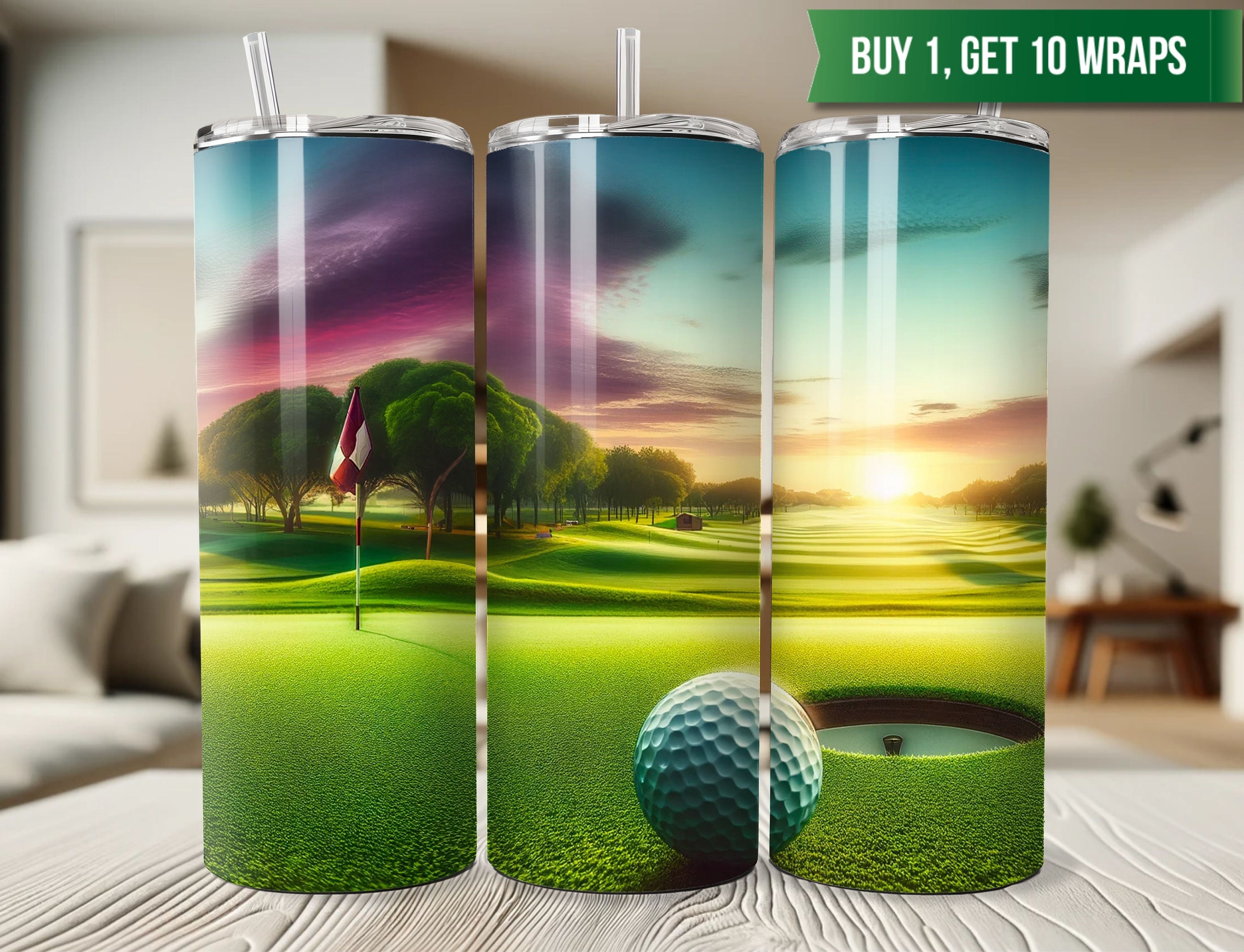 Golf Tumbler Wrap Golf Lover Tumbler Sublimation Tumbler Design ...
