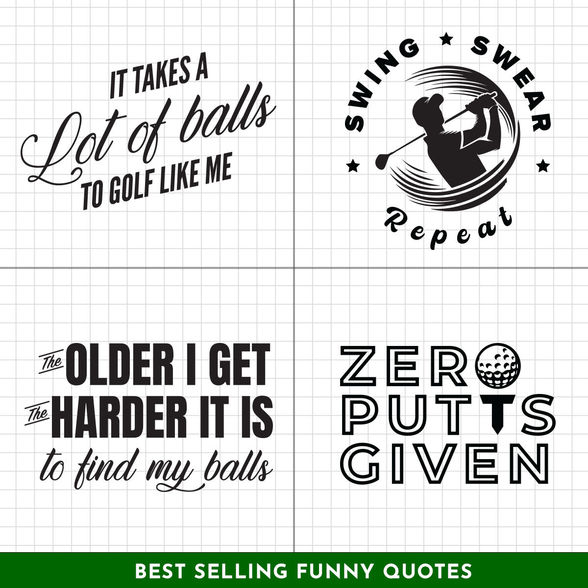 20 Golf SVG Bundle, Golfing SVG Bundle, Golfer SVG, Golf Ball Svg, Golf ...