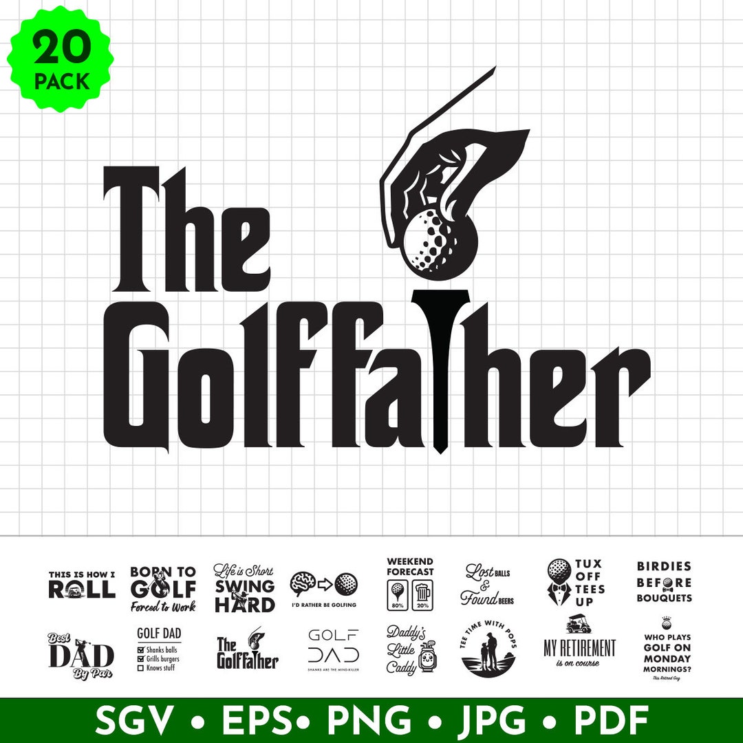 Golf Father, 20 Golf SVG Bundle, Golfing SVG Bundle, Golfer SVG Golf ...