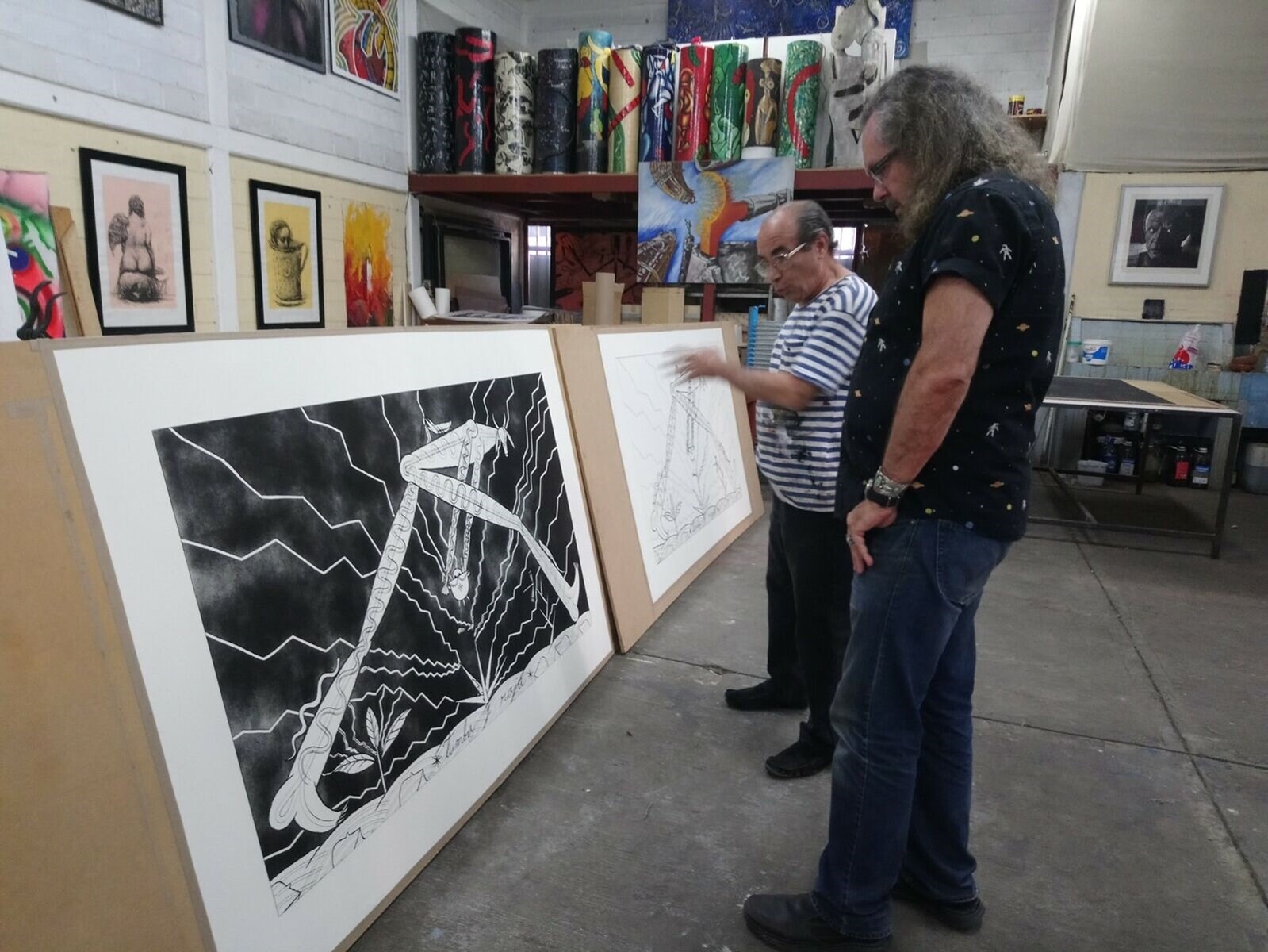 Tumba Y Raja by Jose Bedia Cuban Artist Signed Limited Edition - Etsy