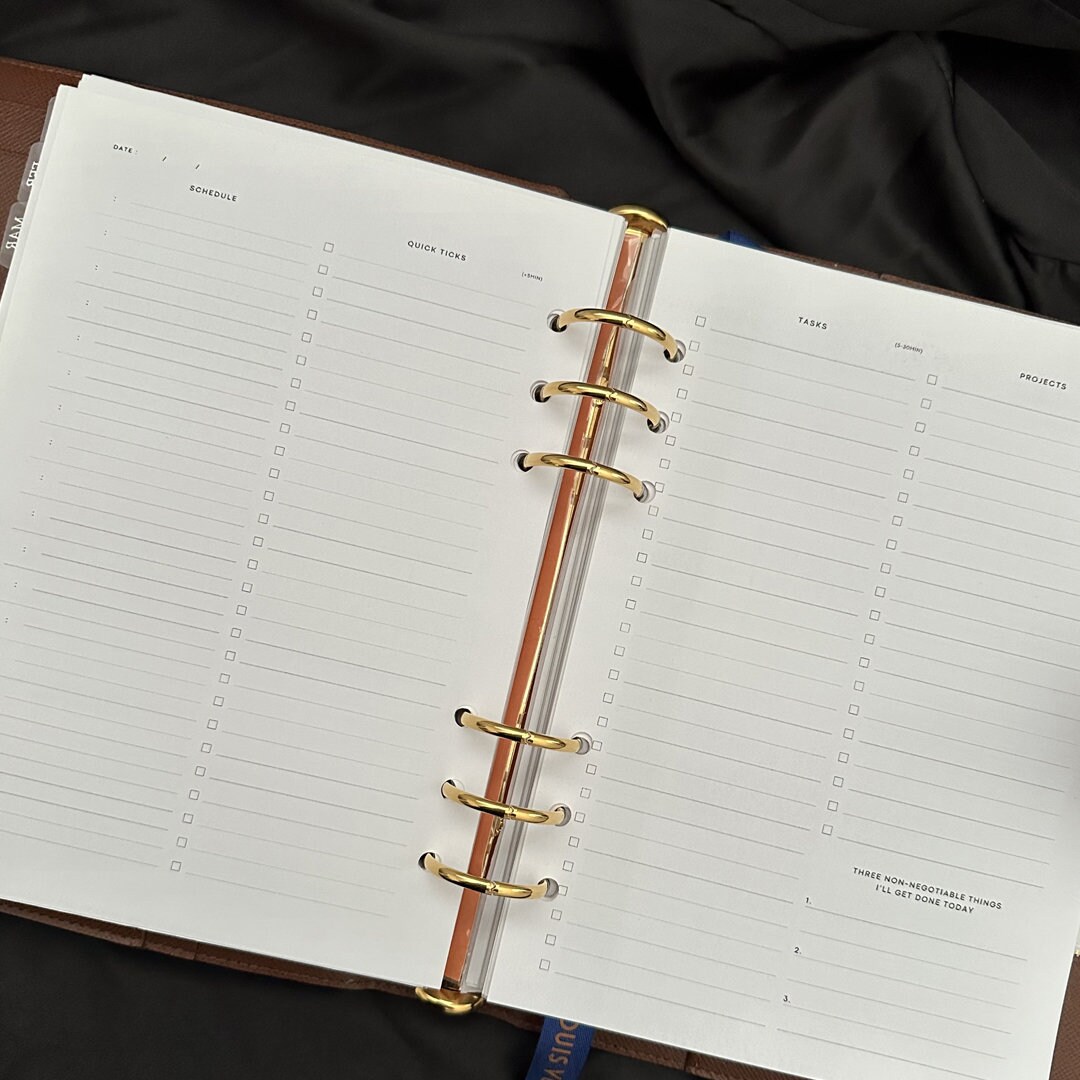 A5 Printable the Productivity Method Day on Two Page Printable Planner ...