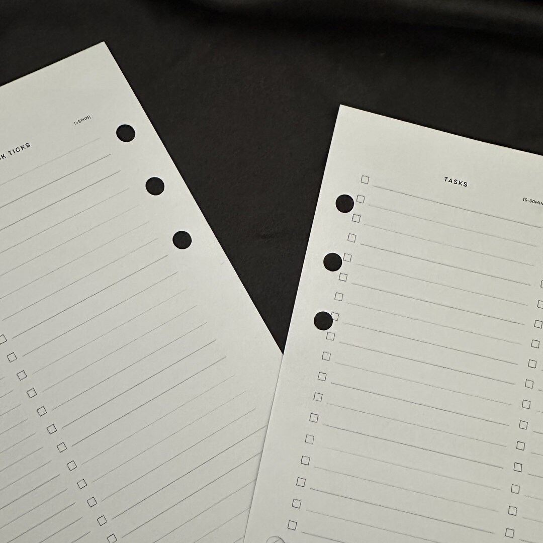 A5 Printable the Productivity Method Day on Two Page Printable Planner ...