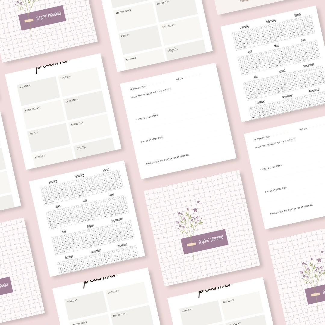 Digital Planner 2024 Planner Digital Download Planner for 2024 - Etsy