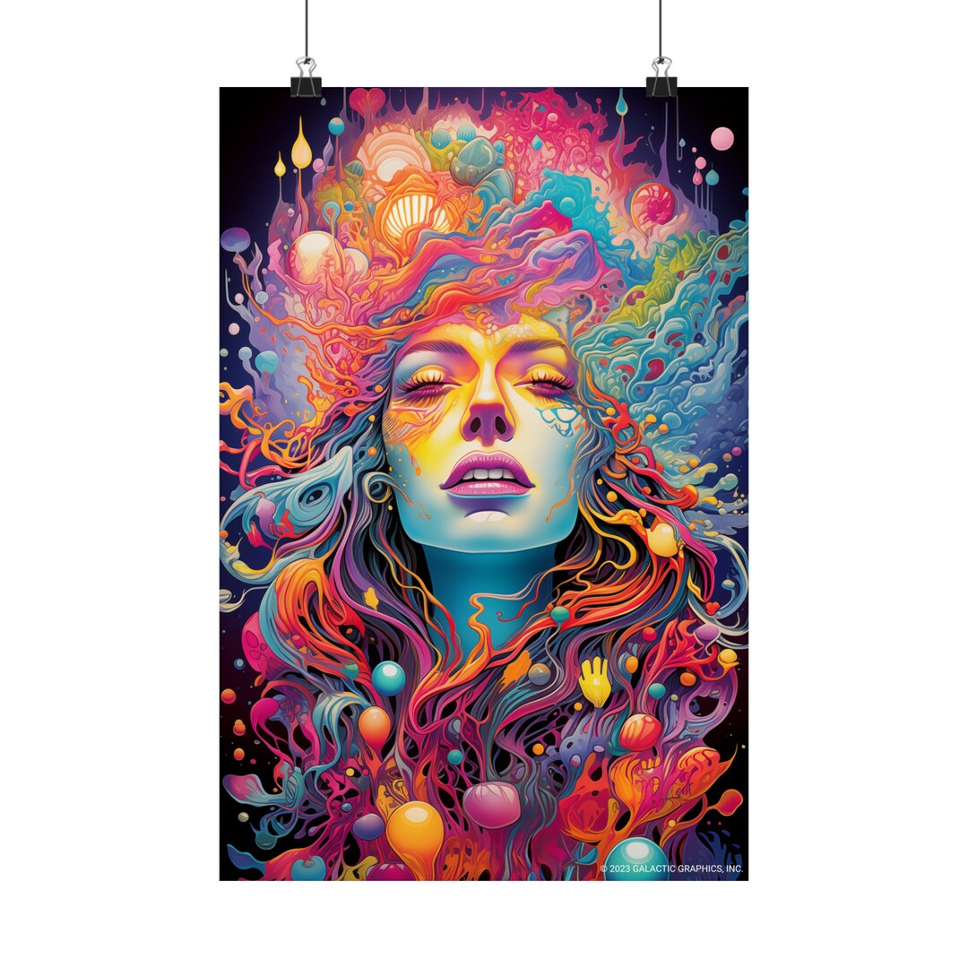 Psychedelic Goddess 04 - Etsy