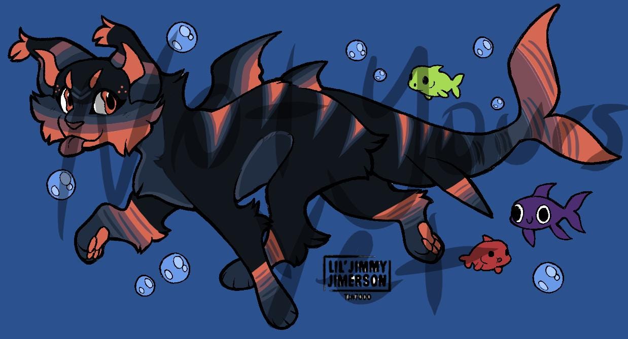 FURRY ADOPT BATCH - Cat Shark Fursona Adopts - Etsy