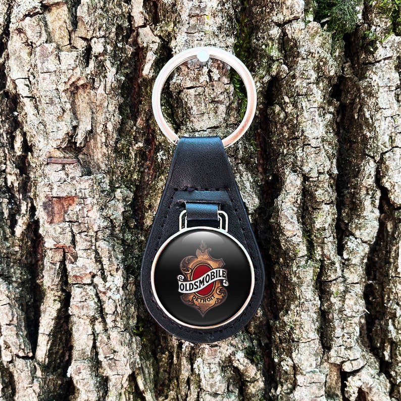 Keychain Oldsmobile Handmade Leather Key Holder High Quality Key Fob ...