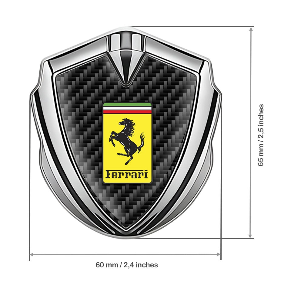 Ferrari Decal Side Badge Emblem Handcrafted Premium Quality Metal ...