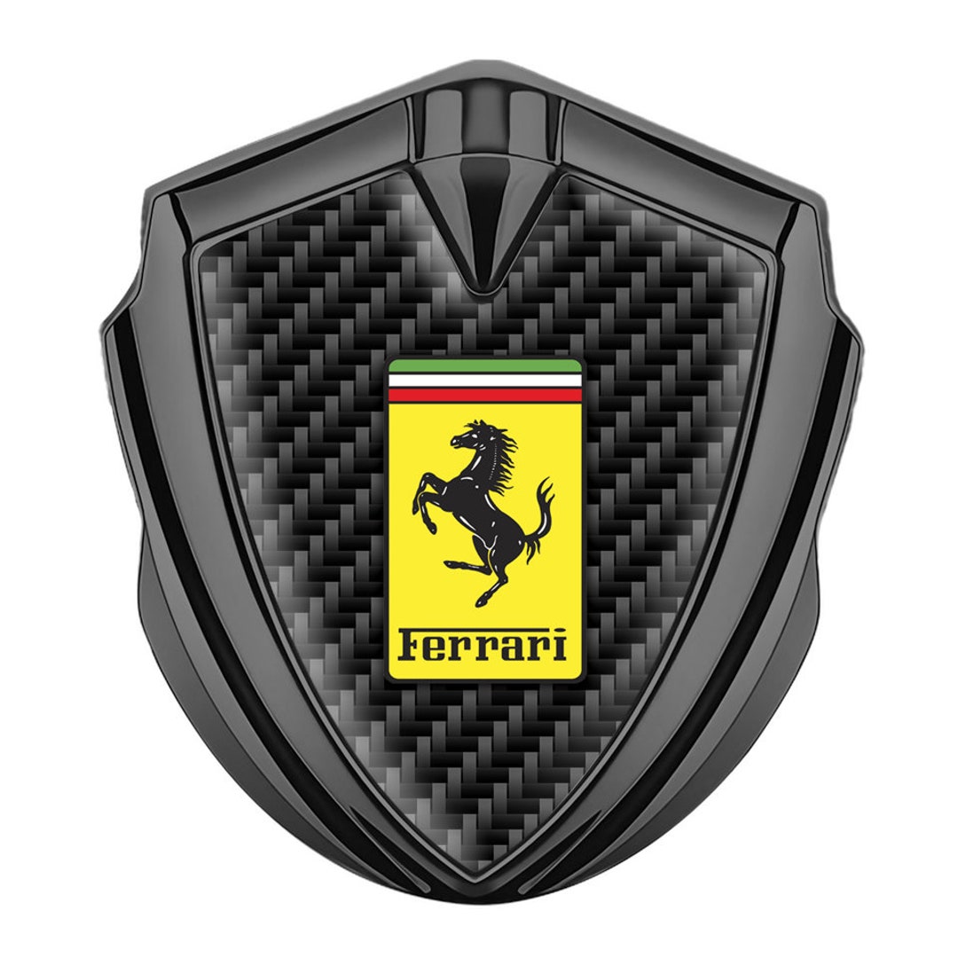 Ferrari Decal Side Badge Emblem Handcrafted Premium Quality Metal ...