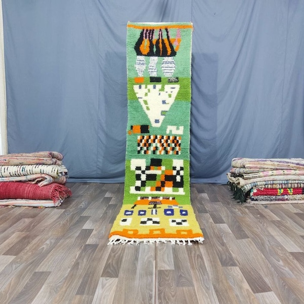Green Moroccan Rug - Etsy