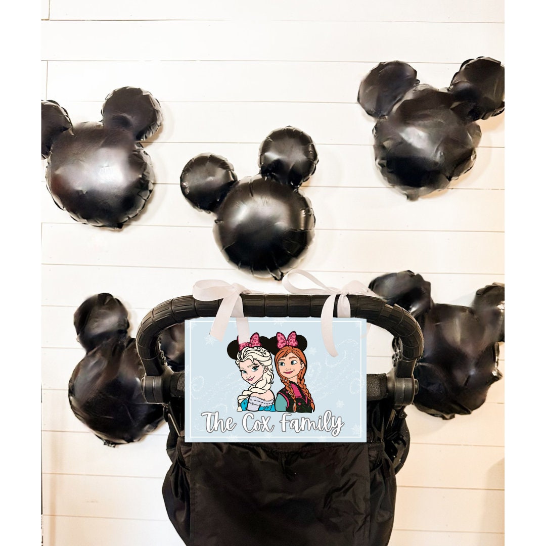 Frozen Printable Stroller Tag - Perfect for Your Magical Vacation - Etsy