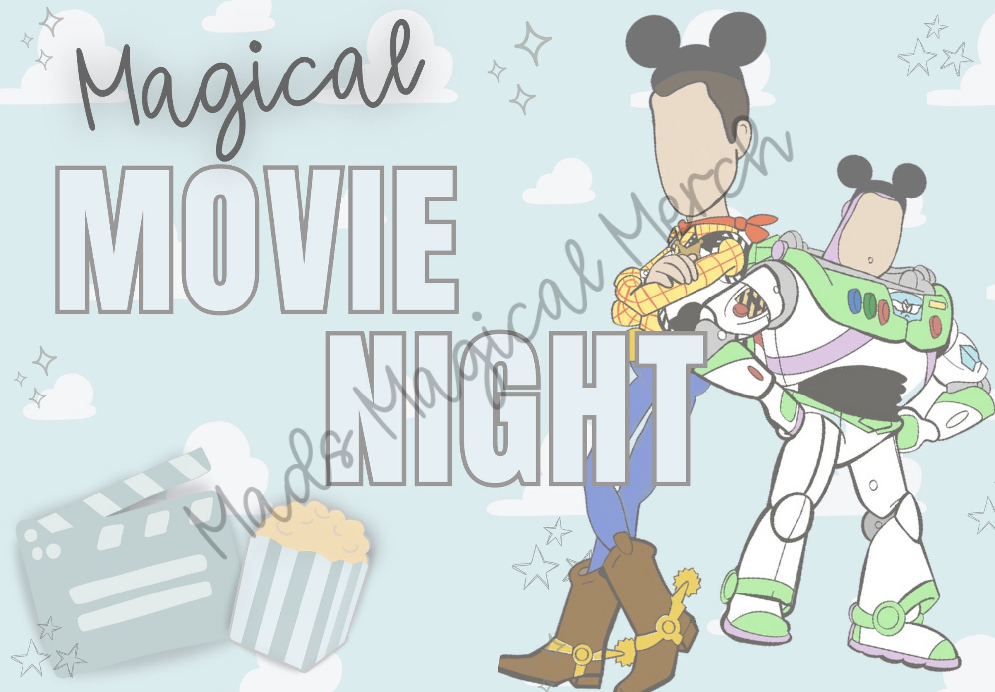 Printable Movie Night Bundle - Etsy