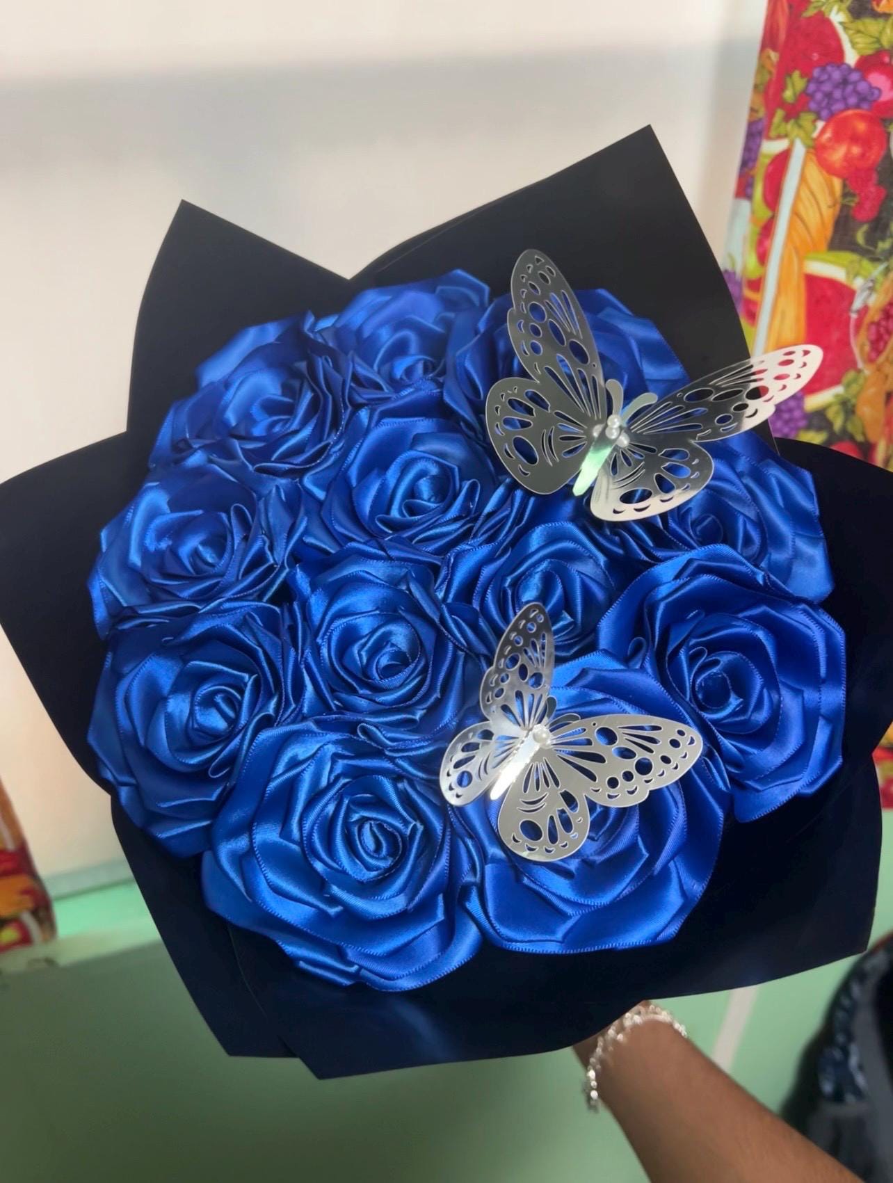 Eternal Rose Bouquet/ Rosas Eternas / Ribbon Rose Bouquet - Etsy