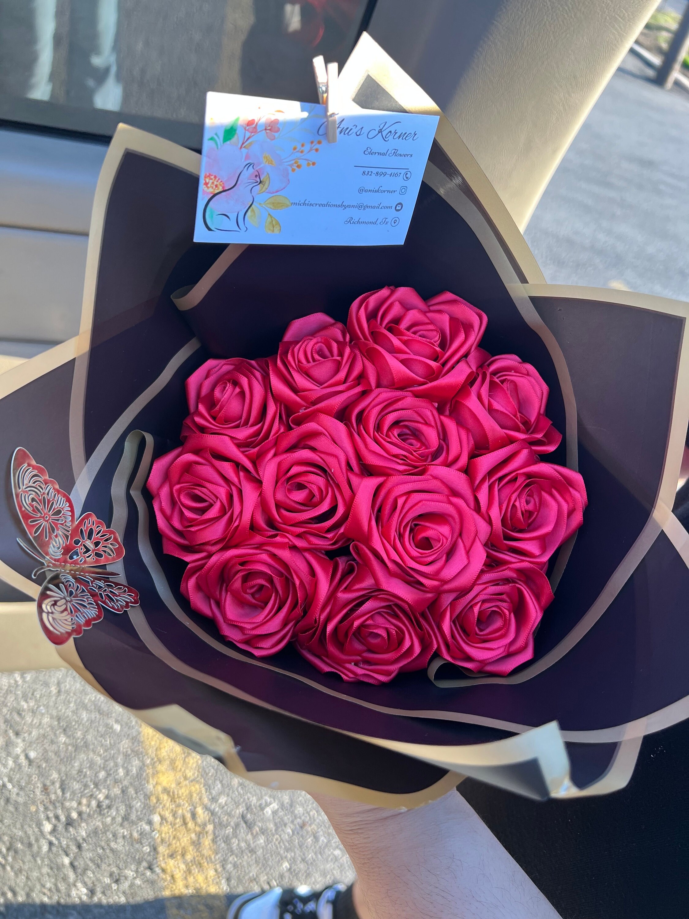 Eternal Rose Bouquet/ Rosas Eternas / Ribbon Rose Bouquet - Etsy