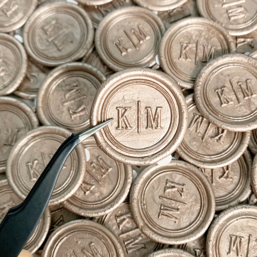 Custom Wax Seal Stickers, Custom Any Logo, Wedding Invitation Wax Seals ...
