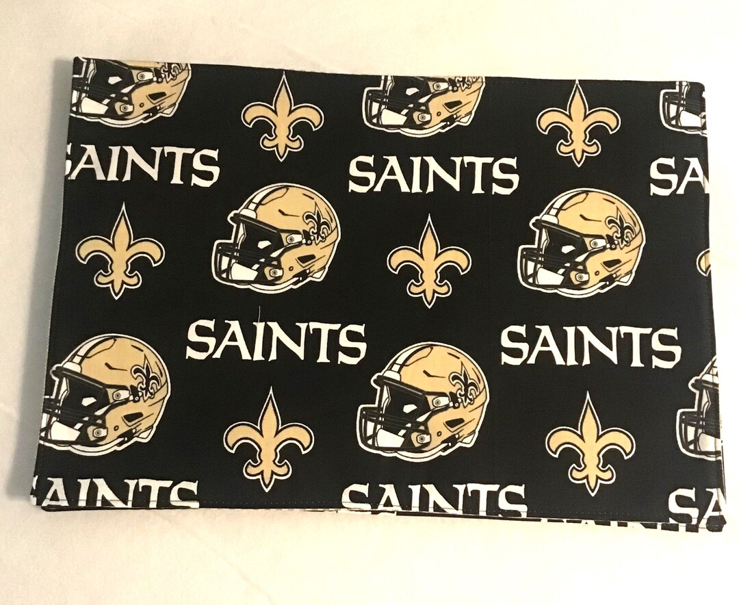 New Orleans Saints Reversible Placemats, NOLA Saints Decor, NO Saints ...