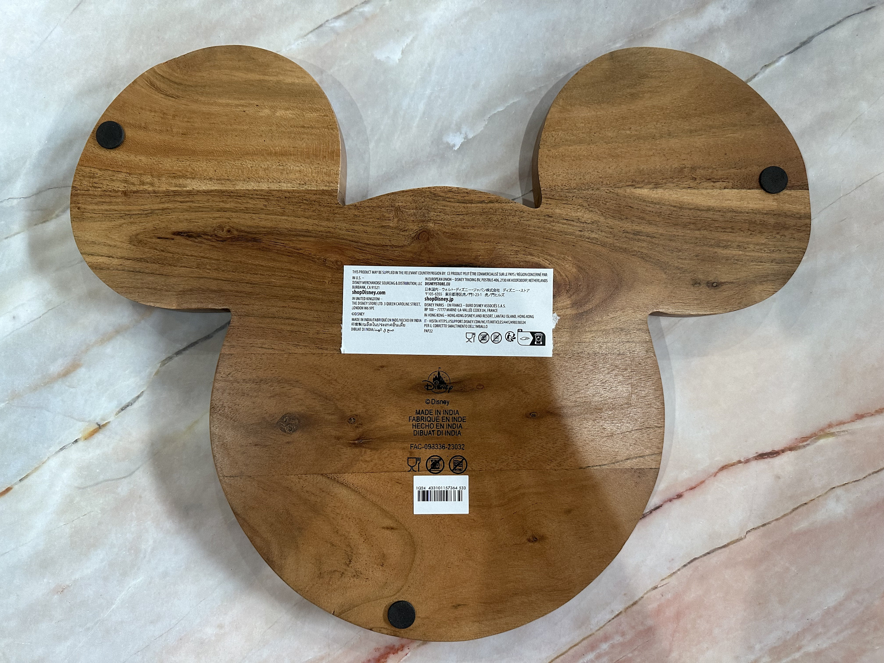 Personalized Mickey Mouse Icon Wooden Serving Tray Gift Acacia Wood - Etsy