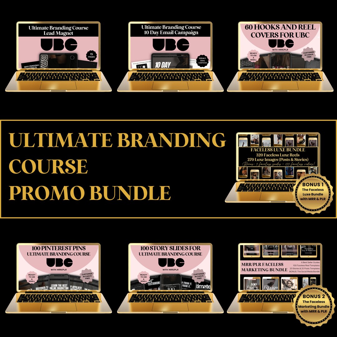 UBC Promo Bundle: Canva Templates, Reels, Pins (digital Product) - Etsy