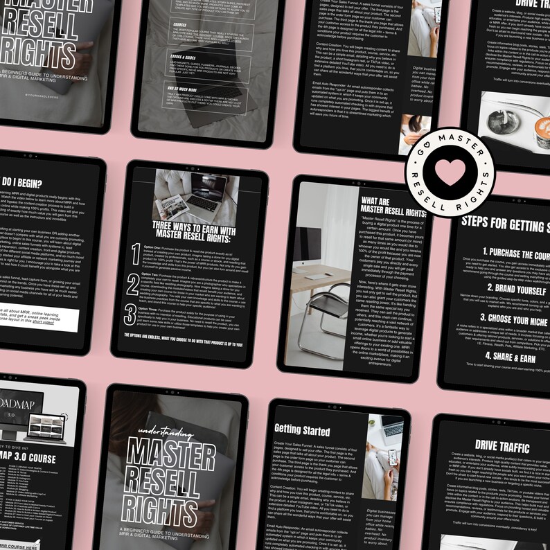 Roadmap 3.0 Lead Magnet: Master Resell Rights Guide (canva Template) - Etsy
