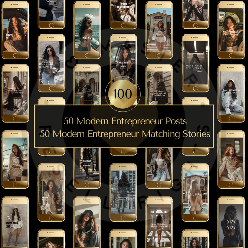 FACELESS REELS MRR Motivational Bundle Boss Babe Reels Posts Stories ...