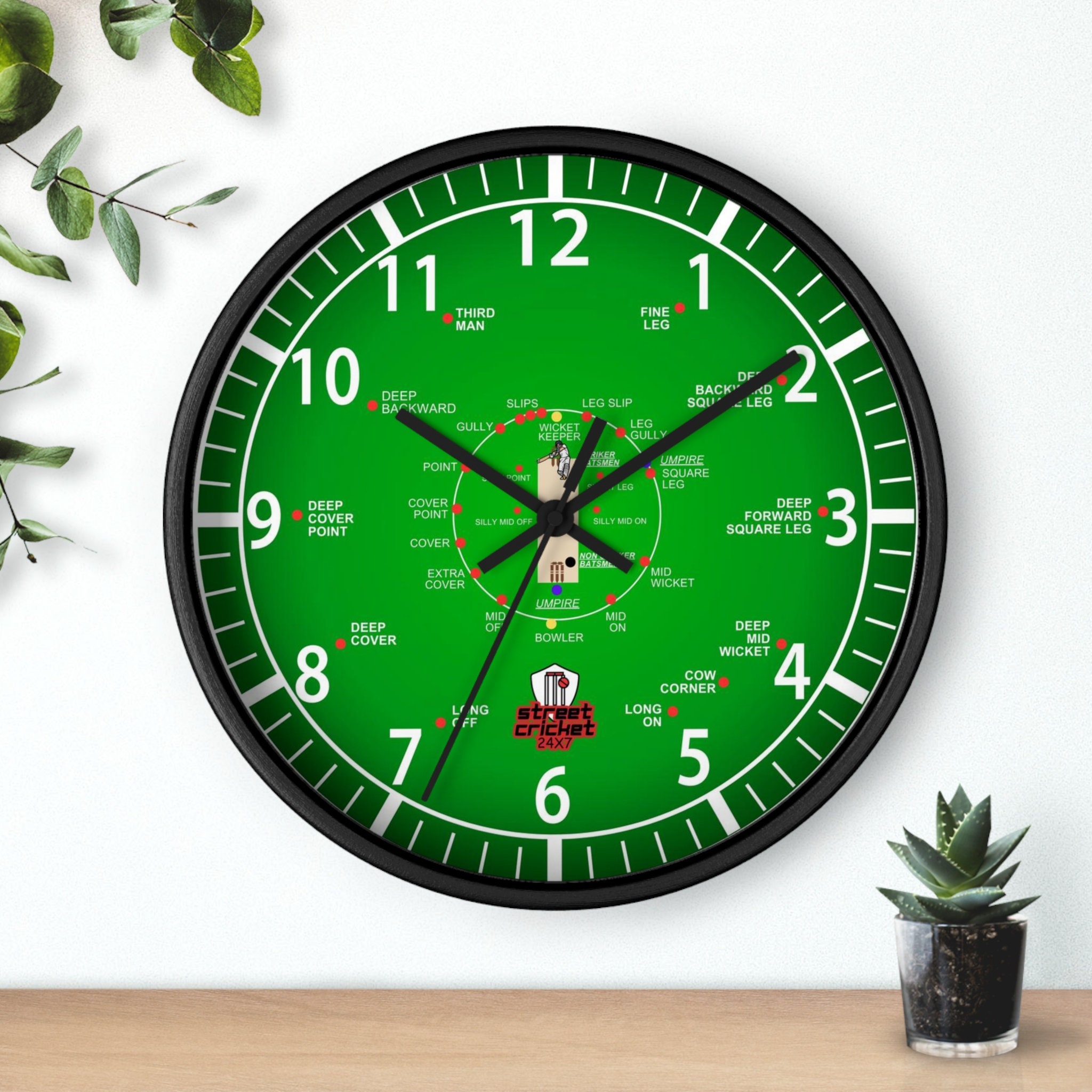 The Cricket Clock by Streetcricket24x7 - Etsy