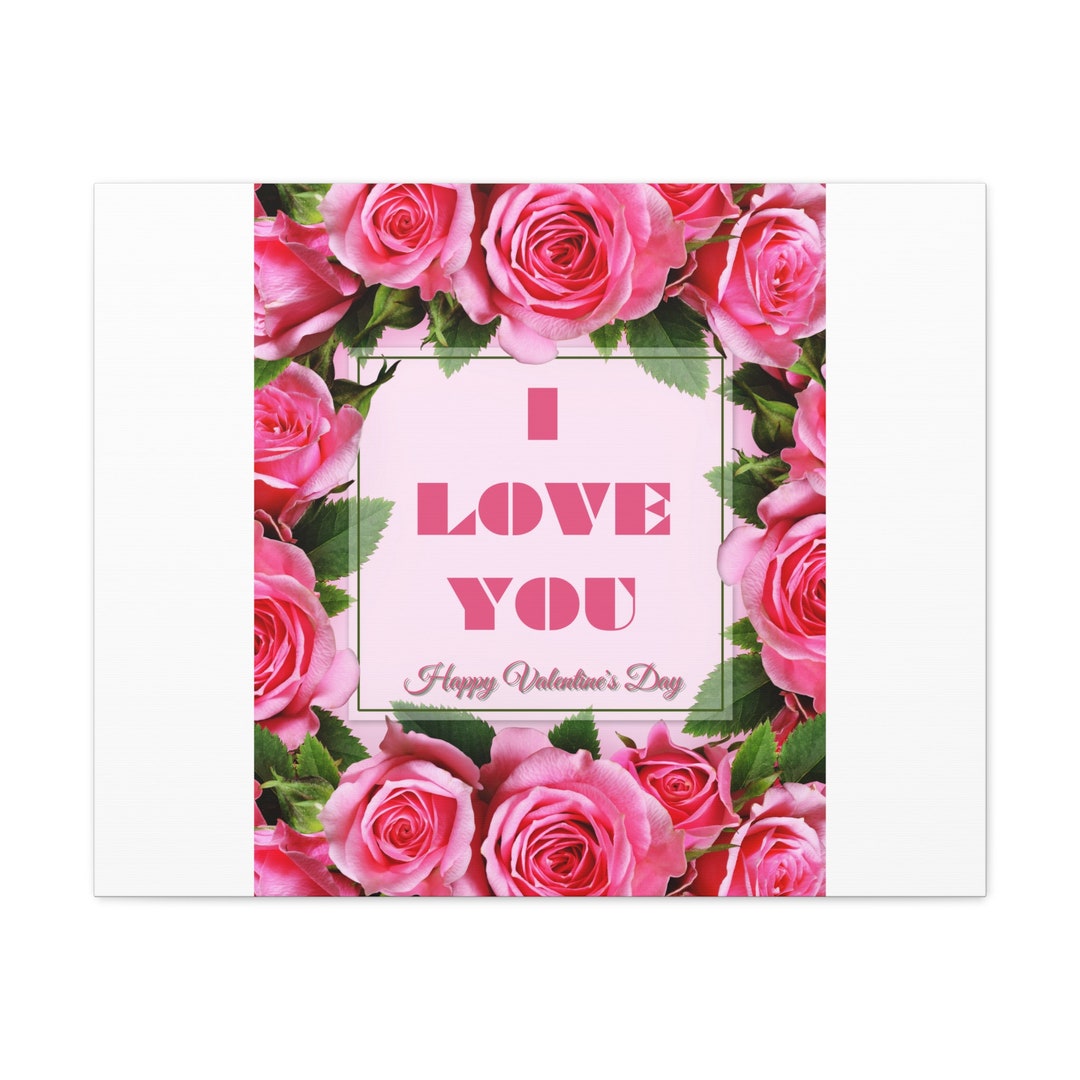 Valentine's Day Canvas Gallery Wraps - Etsy