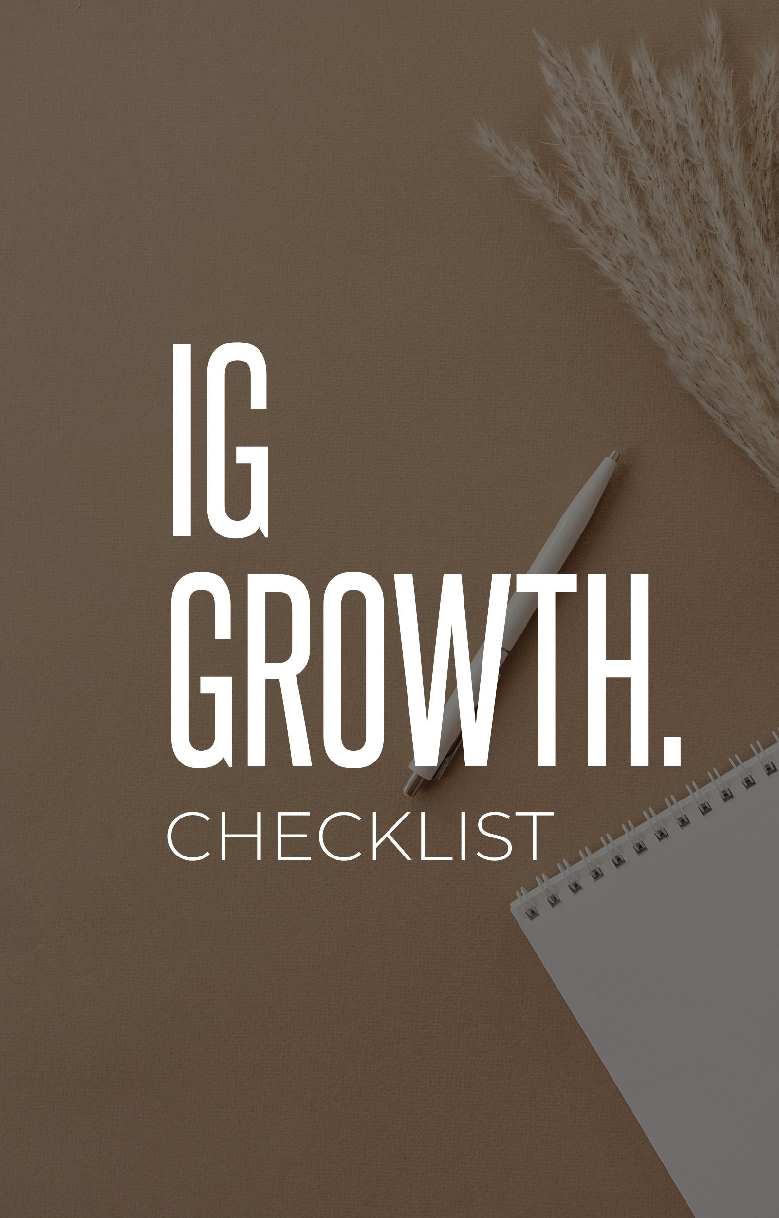 IG Growth Checklist - Want to Know 10 Steps to Grow Your Instagram? - Etsy