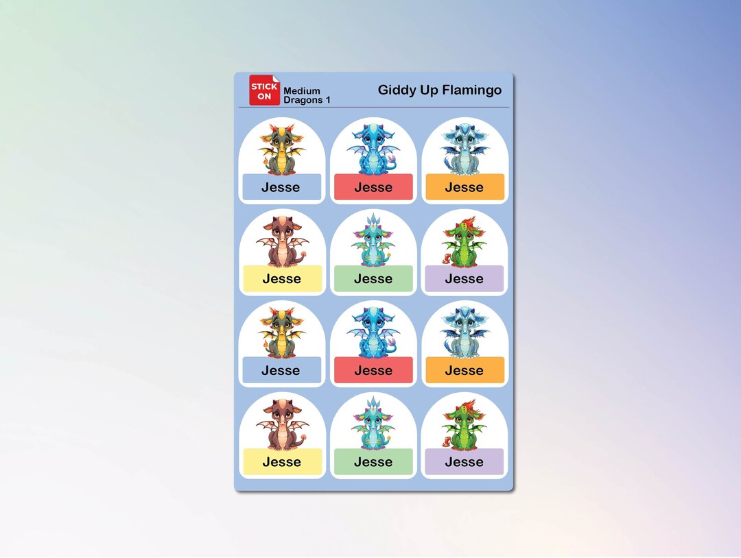 School Supply Labels Daycare Labels Dishwasher Safe Stickers ...