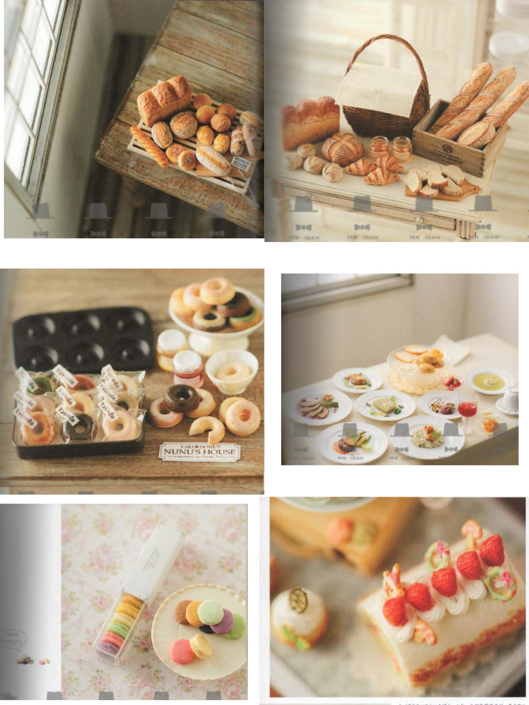 Miniature Food, Miniature Pastries, Tiny Cake, Clay Food, Japanese, Pdf ...