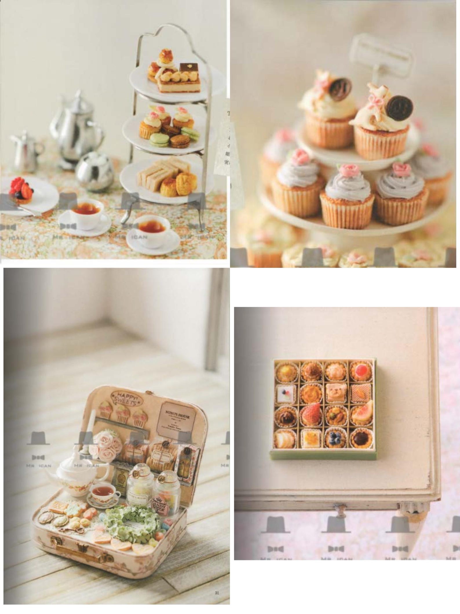 Miniature Food, Miniature Pastries, Tiny Cake, Clay Food, Japanese, Pdf ...