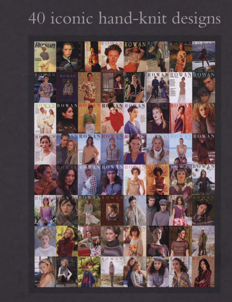 Rowan Magazine - 40 Iconic Hand Knit Designs - Timeless Classic Knit ...